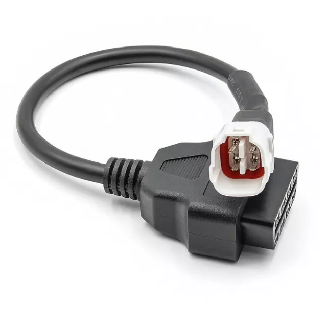 YAMAHA 4-PIN TO OBD2 Diagnostic Cable OBD Fault Code Reader Adaptor $15 ...