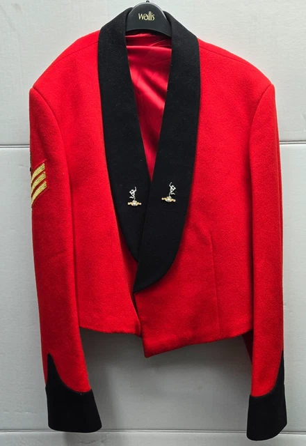 BRITISH ARMY SERGEANT'S Royal Signal Jacket Corps Mess Uniform £45.00 ...