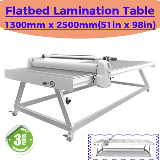 US 51IN X 98in Flatbed Laminator Lamination Table Board Laminating ...