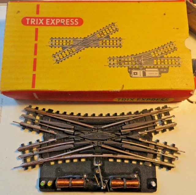 TRIX EXPRESS 720 H0 Double Slip Switch As Manual Points Usable £15.08 ...