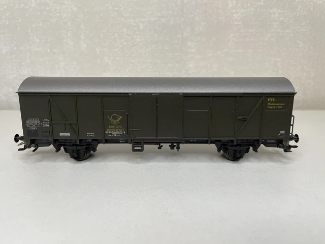 MÄRKLIN 62859 H0 gedeckter Güterwagen DB Post, Museumswagen ...