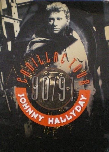 JOHNNY HALLYDAY - Programme officiel Cadillac tour 1990-91 EUR 35,00 ...