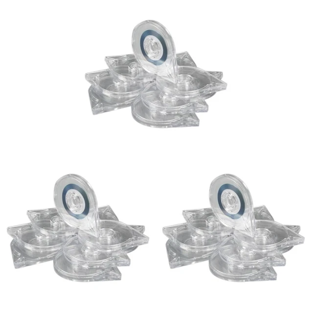 3 COUNT PACKING Tape Dispenser Masking Nail Organizer Case Foil ...