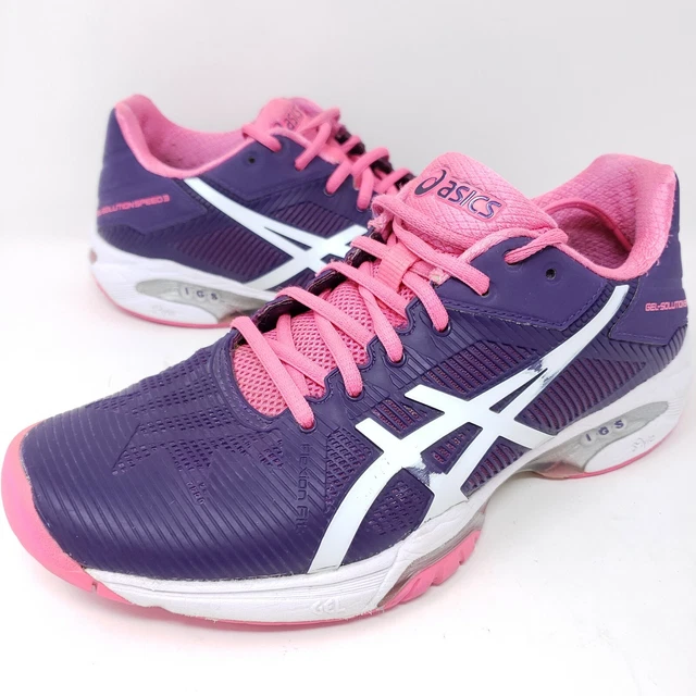 Asics purple and pink trainers store