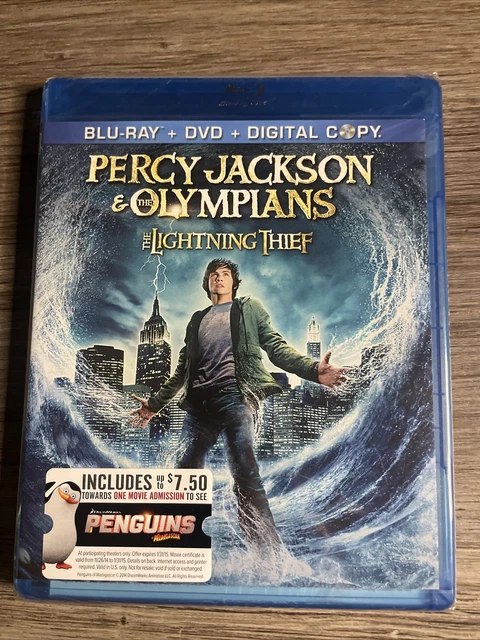 Percy Jackson The Olympians The Lightning Thief Blu Ray Dvd 2010