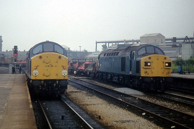 BRITISH RAIL CLASS 40's Chester 1982 Rail Photo £2.70 - PicClick UK