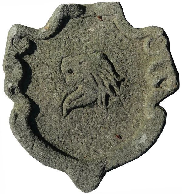 STEMMA IN PIETRA testa di leone - Stone coat of arms lion head 5772 EUR ...