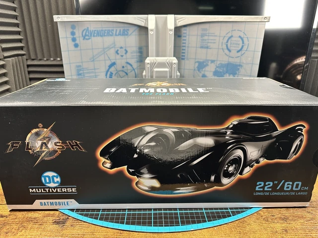 MCFARLANE DC MULTIVERSE The Flash Movie Keaton 89 Batmobile 1/10 Scale ...