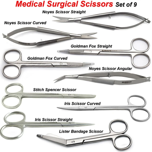 MEDICAL OPERATING SURGICAL Instruments Tissue Suture Cutting Dissecting ...