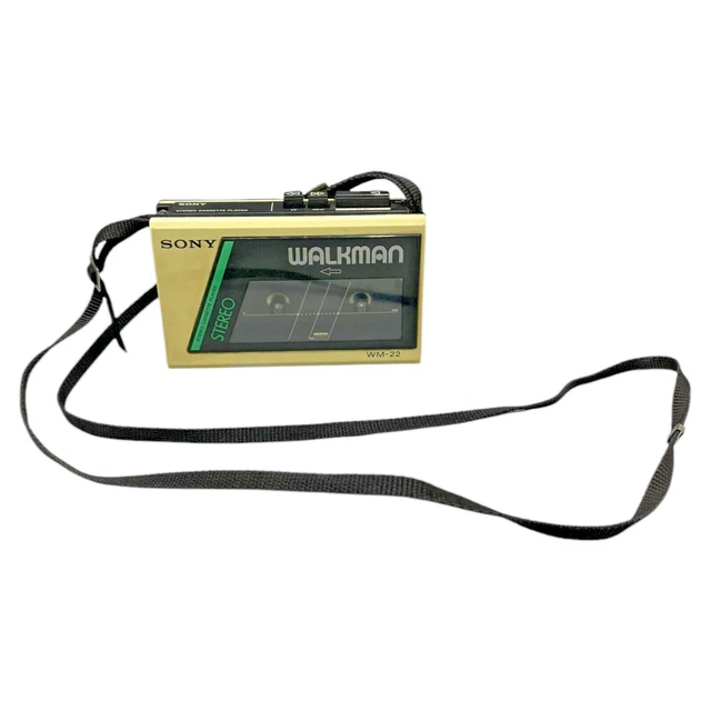 SONY WALKMAN WM-22 Stereo Cassette Player 1985 Tragbarer ...