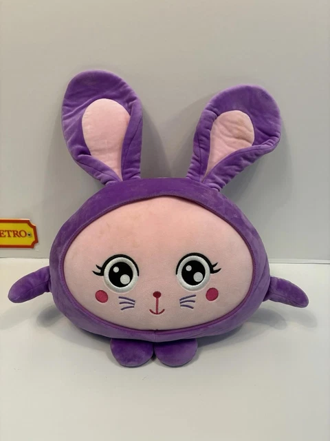 SQUISHIMALS PURPLE BECKY Bunny Rabbit Plush Super Soft Toy 25 cm tall £ ...
