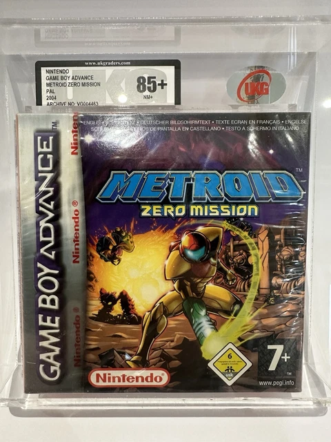 METROID FUSION ZERO Mission - Nintendo Game Boy - UKG VGA Graded - New ...
