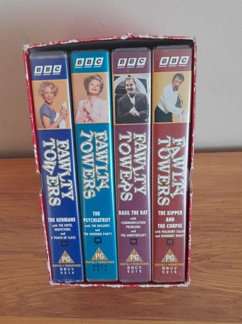 THE COMPLETE FAULTY Towers BBC VHS Video Cassette Complete Box Set £9. ...