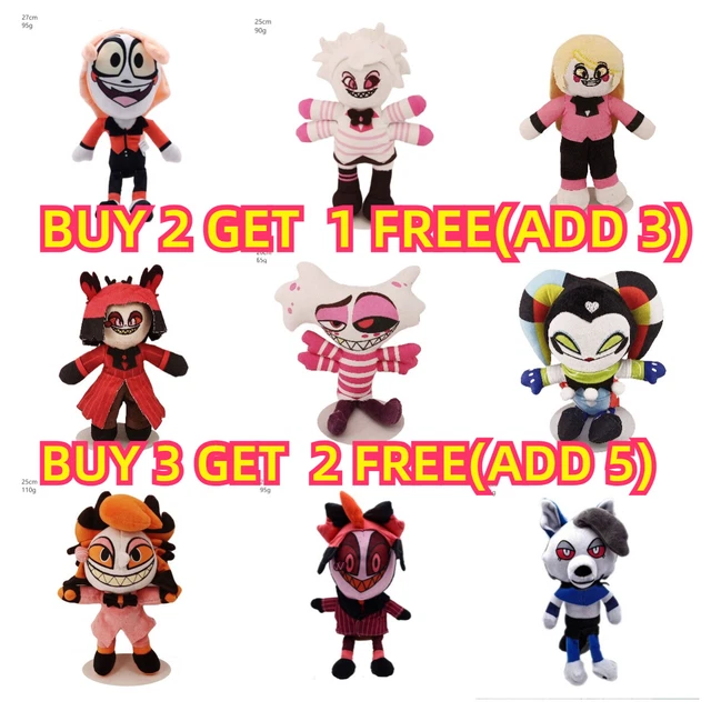 2025 HAZBIN HOTEL Alastor Angel Dust Charlie Plush Toy for Kid ...