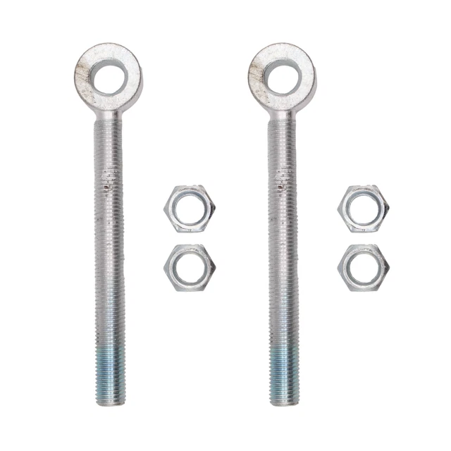 ADJUSTABLE ZINC EYE Bolts Steel Gate Hinge Hangers 12mm, 16mm, 20mm £8. ...