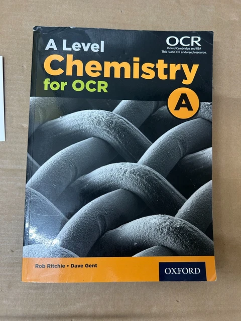 A LEVEL CHEMISTRY for OCR A Student Book by Dave Gent (Paperback Book ...