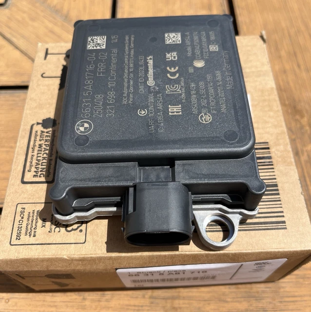 NEW GENUINE BMW Front Radar/Distance Sensor OEM 66 31 5 A81 716 $1,106. ...