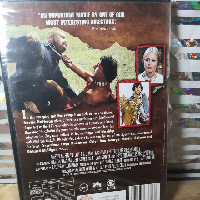 LITTLE BIG MAN DVD 1970 Dustin Hoffman Faye Dunaway Brand New and ...