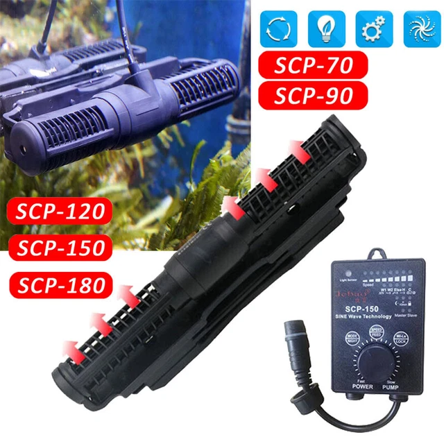 JEBAO CROSS FLOW Wave Maker Circulation Pump Powerhead SCP70 90 120 150 180 Reef $188.08 ...
