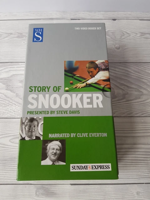 STORY OF SNOOKER Boxset Vhs Steve Davis Clive Everton EUR 11,75 ...