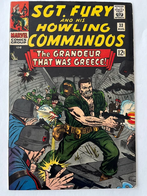 SGT. FURY AND His Howling Commandos #33 âge d'argent qualité moyenne ...