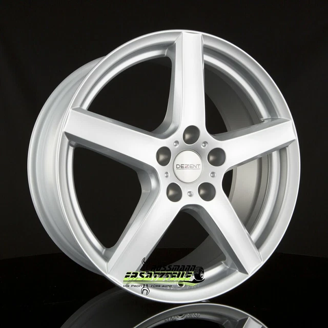 4X CERCHIO DEZENT TY silver 7x17 ET38 - LK5/112 ML70.1 Alluminio EUR ...