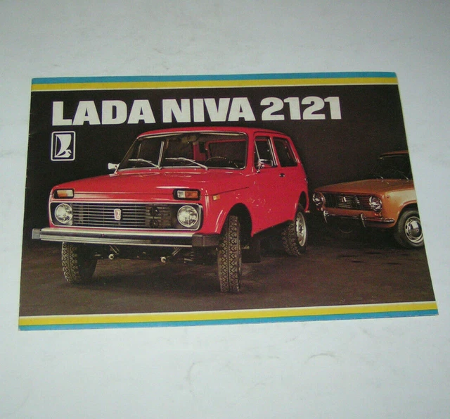PROSPECTUS/BROCHURE LADA NIVA 4x4 1600 - Vaz 2121 £16.25 - PicClick UK