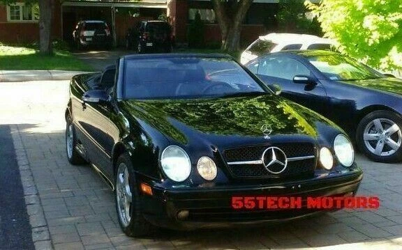 MERCEDES W208 CLK Single FIN Grille Grill CLK320 CLK430 1 Fin Style ...