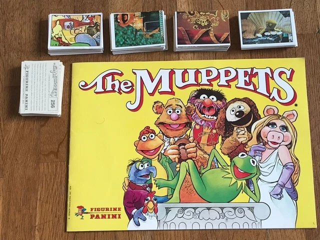 ALBUM FIGURINE PANINI THE MUPPETS 1979 COMPLETE sticker card puppet Jim ...