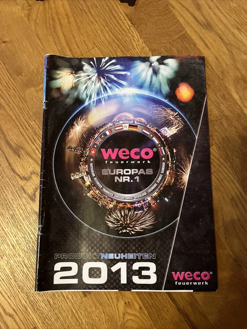 WECO FEUERWERK KATALOG Neuheiten 2013 Feuerwerkskatalog Preisliste EUR ...
