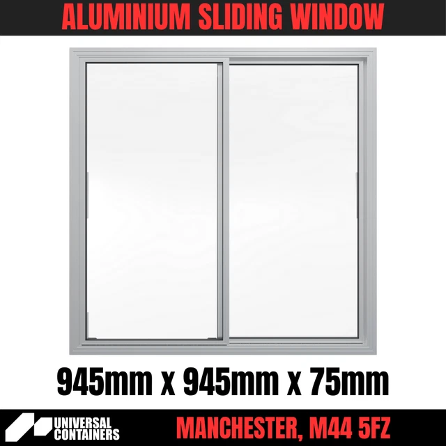 SLIDING WINDOW ALUMINIUM, Single or Double Glazed, Partition, Shipping ...