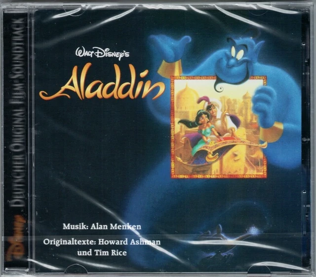 ALADDIN GERMAN DEUTSCHE Version OST CD ALAN MENKEN Tim Rice Howard ...