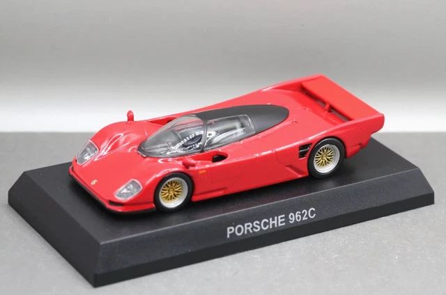 KYOSHO 1/64 PORSCHE Collection 6 962C 1988 Le Mans 24ème Route Voiture ...
