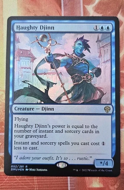 HAUGHTY DJINN - Dominaria United Foil - Neuf dans sa boîte, Magic the Gathering MTG 052 EUR 1,12 ...