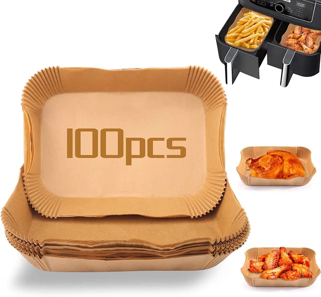 AIR FRYER BAKING Paper 100pcs Rectangular Liners Ninja Foodie air-fryer-baking-paper-100pcs-rectangular-liners-ninja-foodie