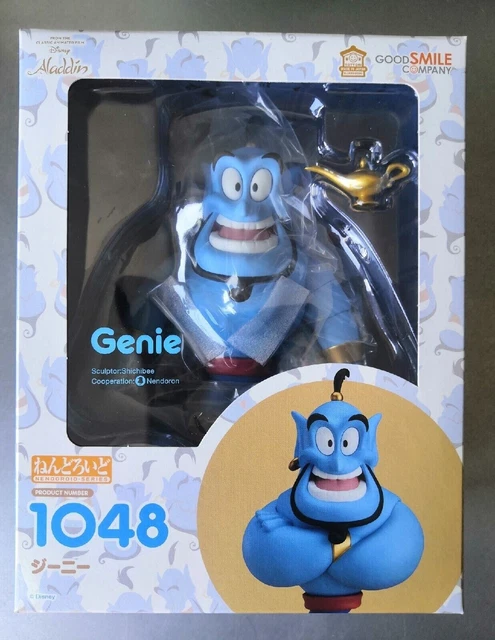 DISNEY ALADDIN NENDOROID Action Figure Genie Authentic Good Smile ...