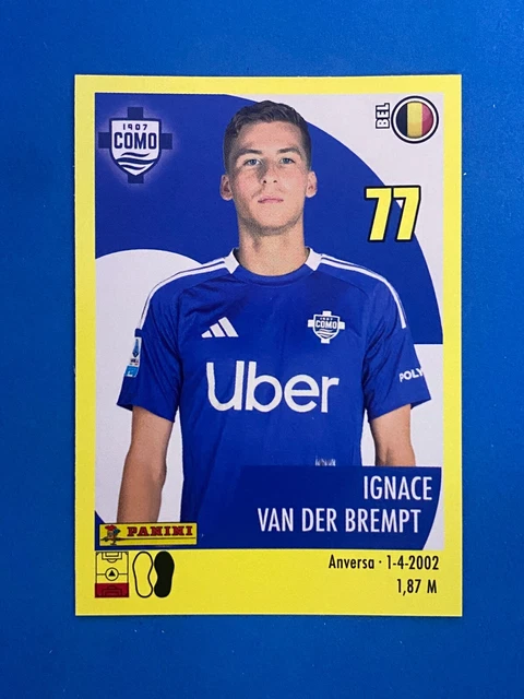 FIGURINE CALCIATORI PANINI 2024-25 2025 n. 93 Ignace van der Brempt ...