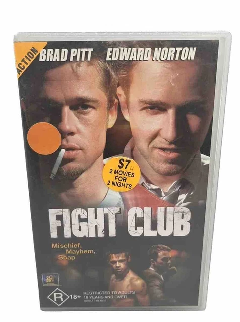 FIGHT CLUB [VHS] 20th Century Fox Big Box Ex-Rental Video Tape David ...
