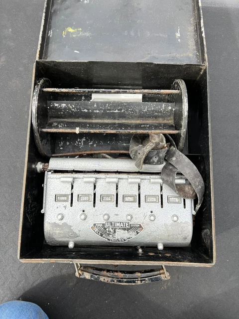 ULTIMATE BELL PUNCH Bus Tram Conductor Clippy Six Lever Ticket Printer ...