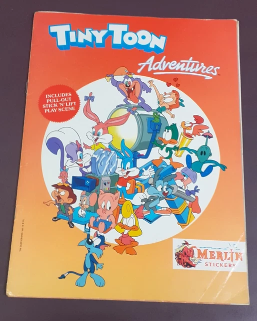TINY TOON ADVENTURE 1992 Merlin Sticker Album COMPLETE £16.00 - PicClick UK