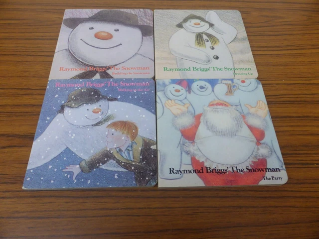 4 X RAYMOND Briggs The Snowman Set Books 1985 1st Edition Picture ...
