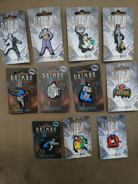 BATMAN: THE ANIMATED Series complete set of pin badges £42.32 - PicClick UK
