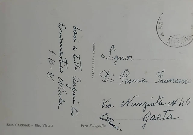 MESSINA - SALUTI Da Ganzirri , Vedute Con 5 Foto , Vg 1956 F.g. Bella e ... MESSINA - SALUTI Da Ganzirri , Vedute Con 5 Foto , Vg 1956 F.g. Bella e ...