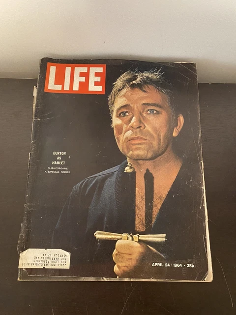 LIFE MAGAZINE April 24 1964 Richard Burton As Hamlet £9.13 - PicClick UK