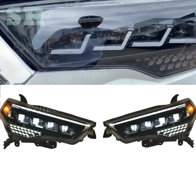 HEADLIGHTS LED SEQUENTIAL Turn Signal Assembly For Toyota 4 Runner 2010 ...