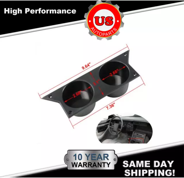 Fits 1982 1992 Chevy Camaro 3rd Third Gen Camaro Dual Cup Holder 2 Door