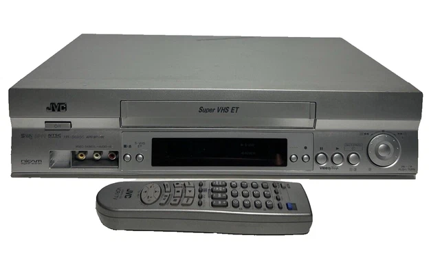 JVC VHS VIDEO Recorde HR-S6955EK S-VHS ET VCR NTSC ON UK PAL TV SCART ...