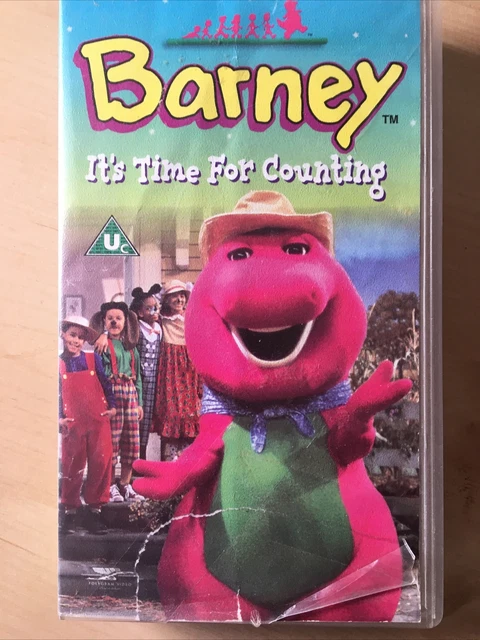 BARNEY ITS TIME for counting - kids childrens - VHS VIDEO TAPE £4.20 ...