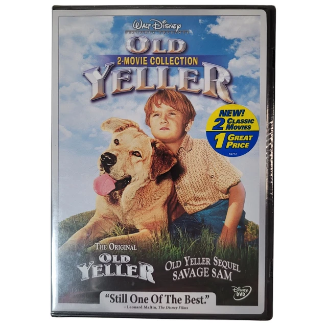 OLD YELLER & Savage Sam 2-Movie Collection DVD Disney New Sealed $19.96 ...