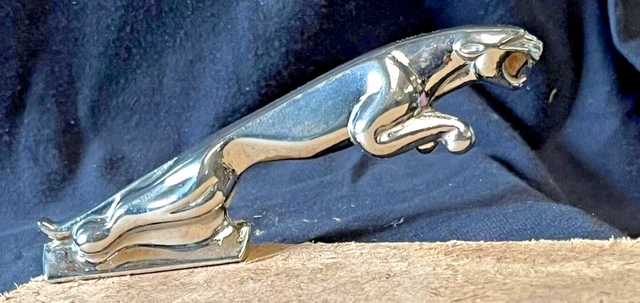 AUTOMOBILE JAGUAR embleme, mascotte de Capot, metal chromé EUR 26,50 ...